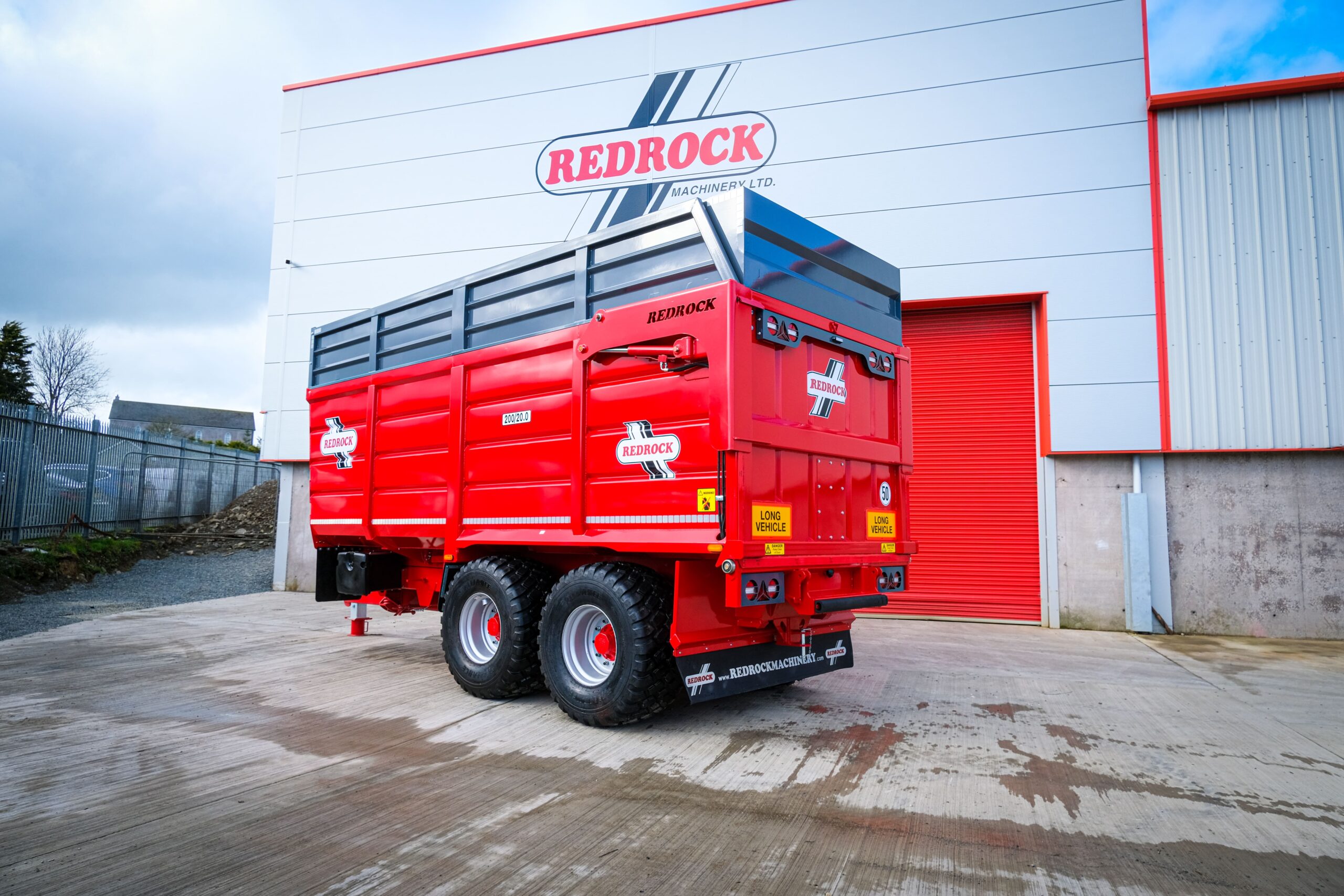 Redrock silage and grain trailers - Bromach