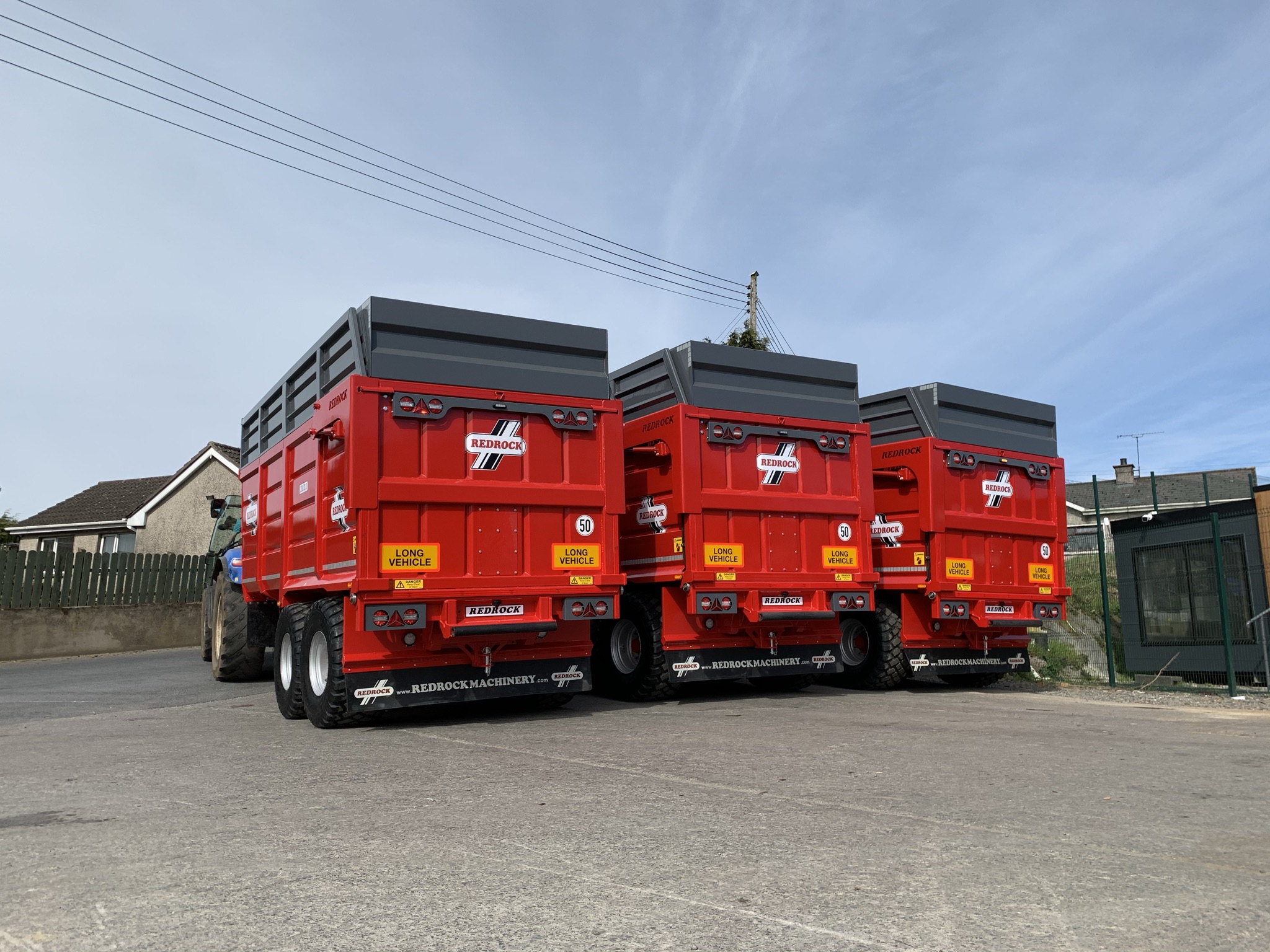Redrock silage and grain trailers - Bromach