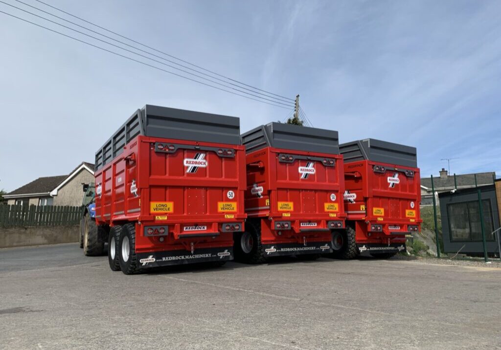 Redrock silage and grain trailers - Bromach